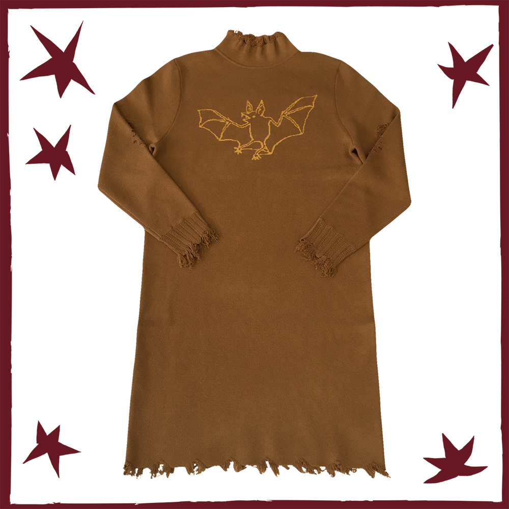 Knit Bat Dress Cavetown